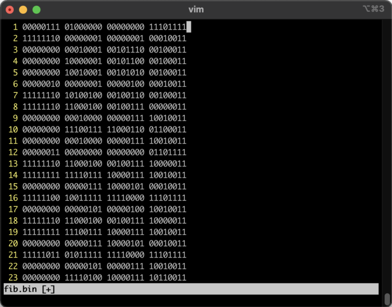 Shell Script でバイナリファイルを 2 進数に変換する | Hassy's Tech Blog